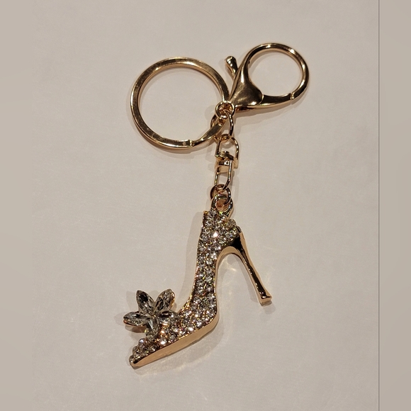 Accessories | Rhinestone Heel Keychainbag Charm New | Poshmark